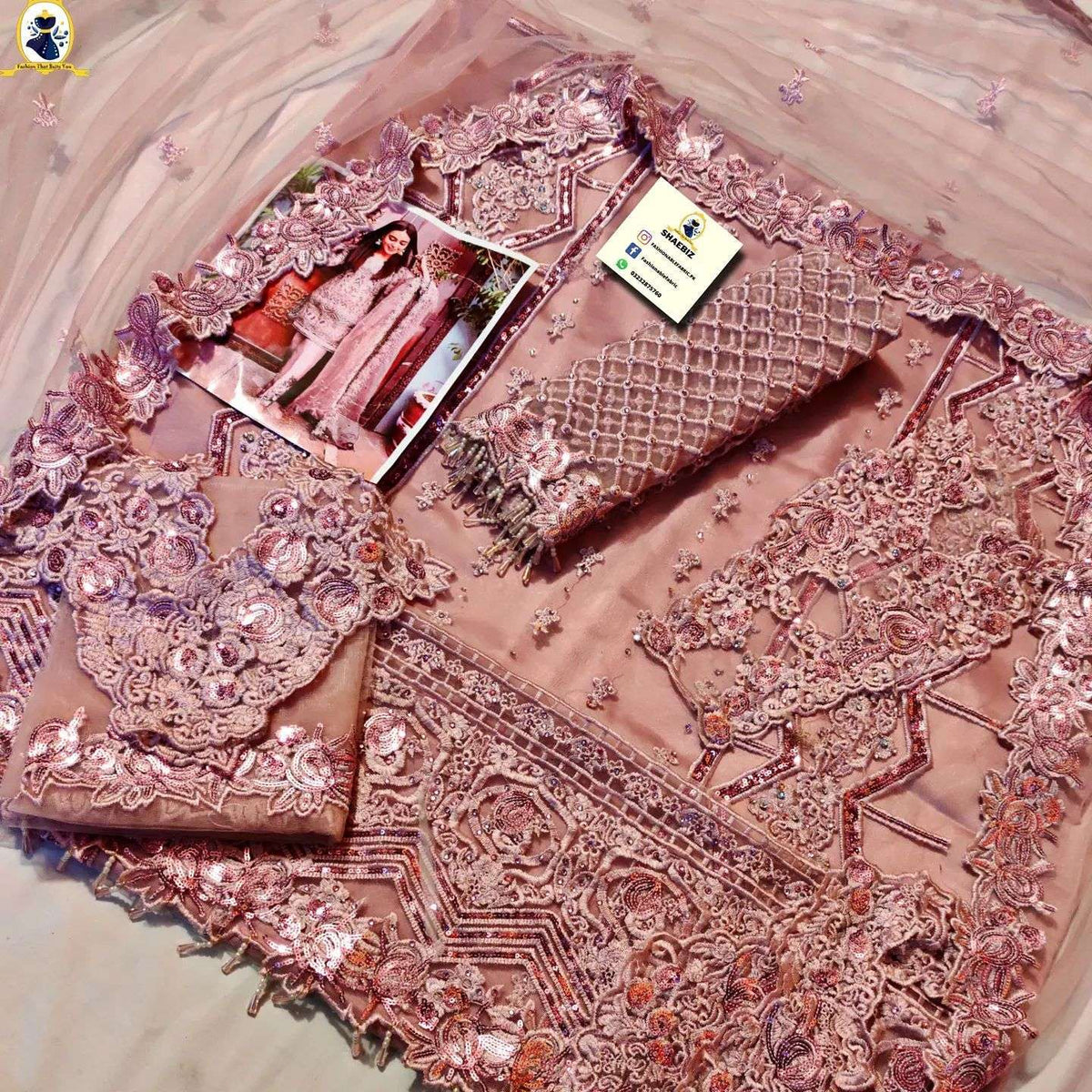 IQRA AZIZ PYAZI FORMAL DRESS (IA-SF21) – Shaebiz Collection